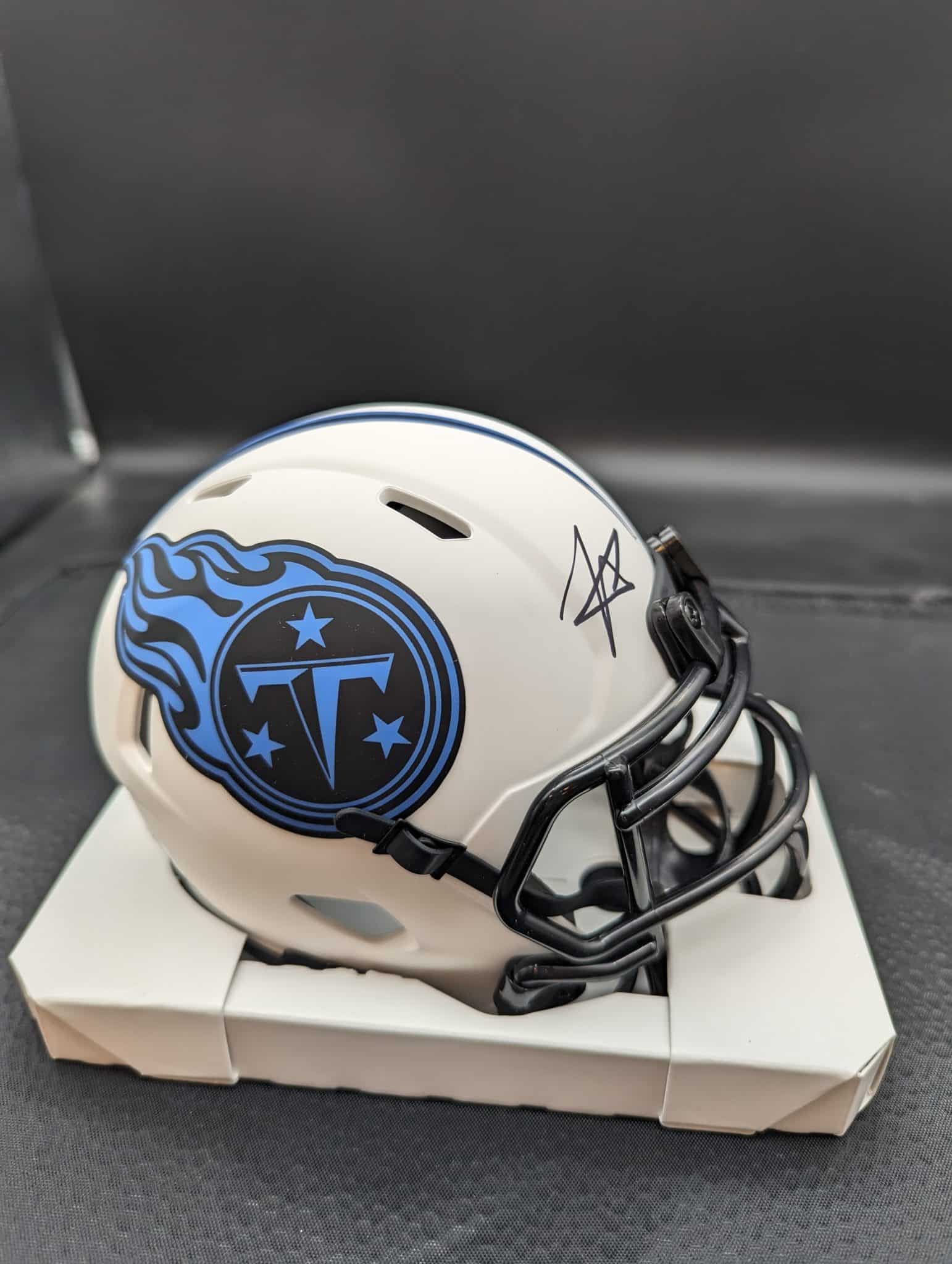 Tyjae Spears Lunar Eclipse Mini Helmet » BS Collectibles