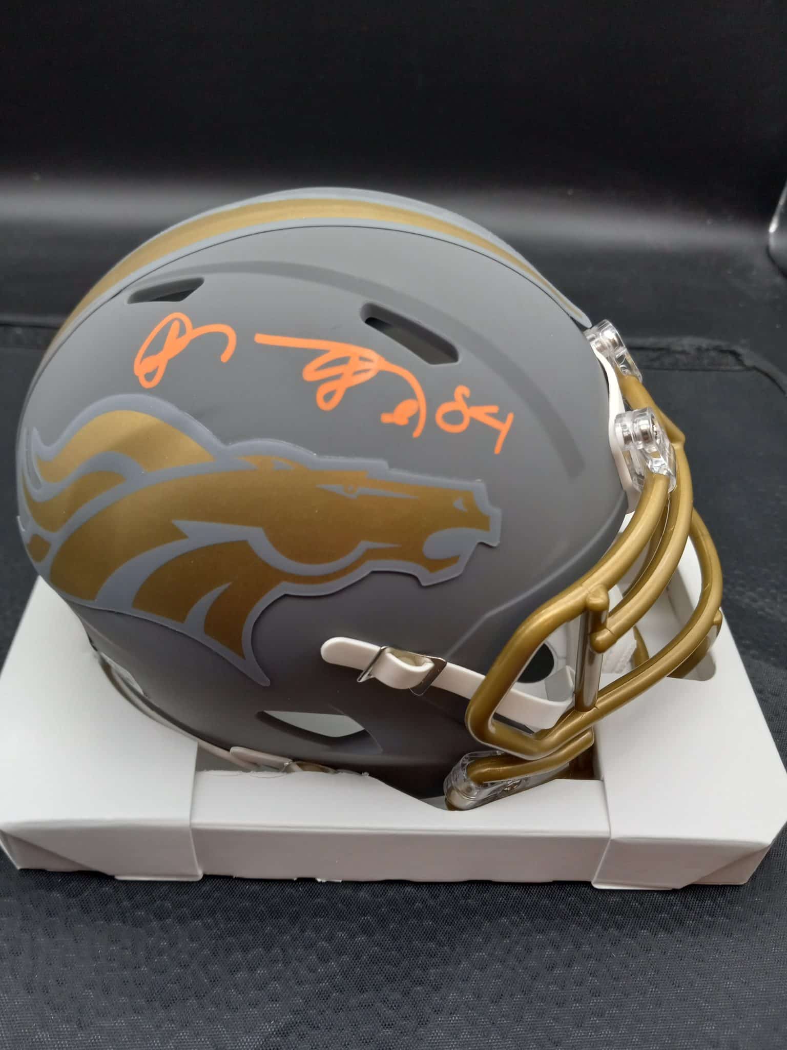 Shannon Sharpe Slate Mini Helmet » BS Collectibles