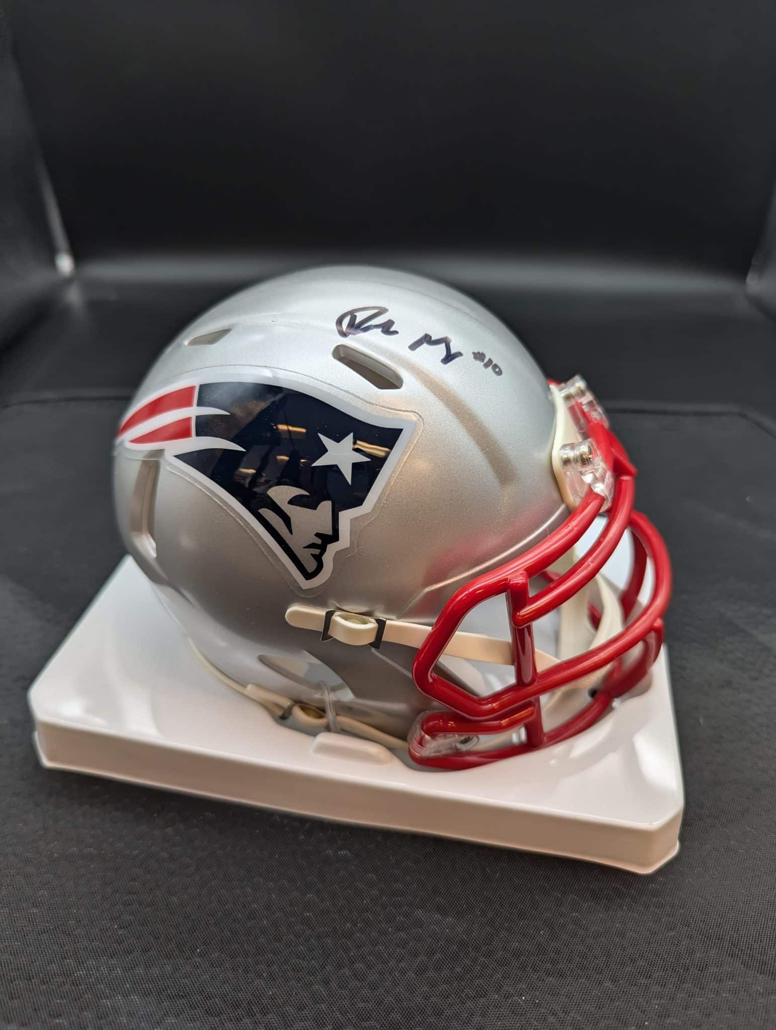 Drake Maye Mini Helmet » BS Collectibles