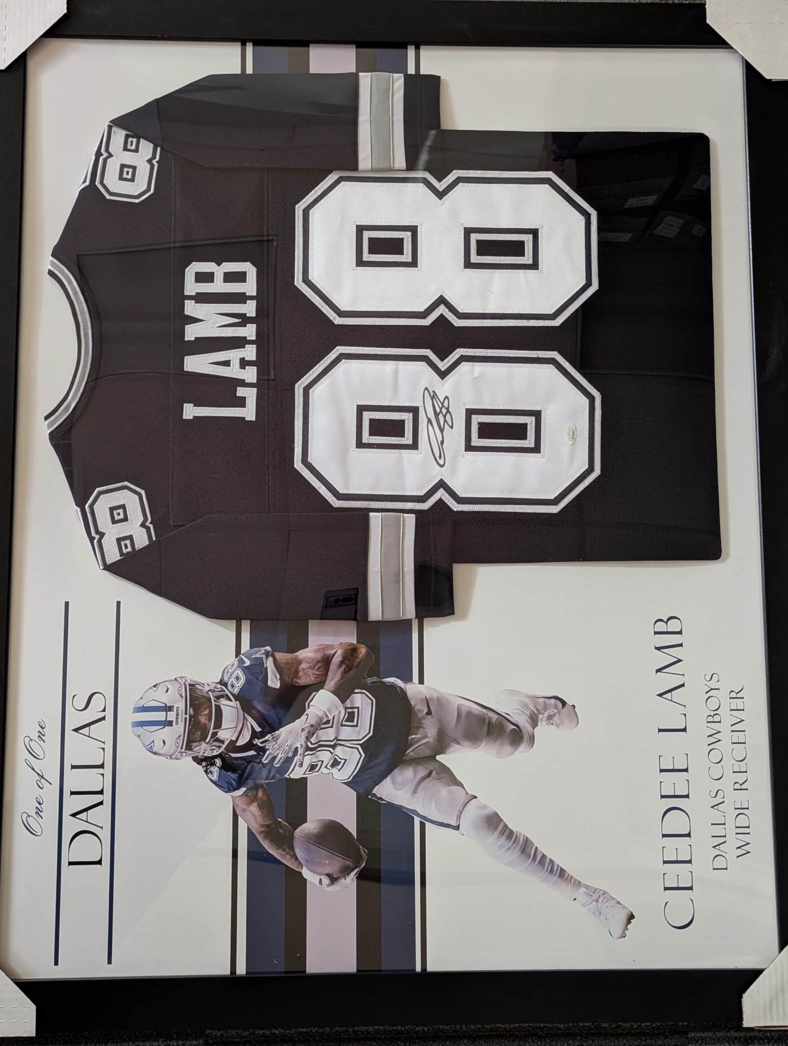 CeeDee Lamb Framed Jersey » BS Collectibles