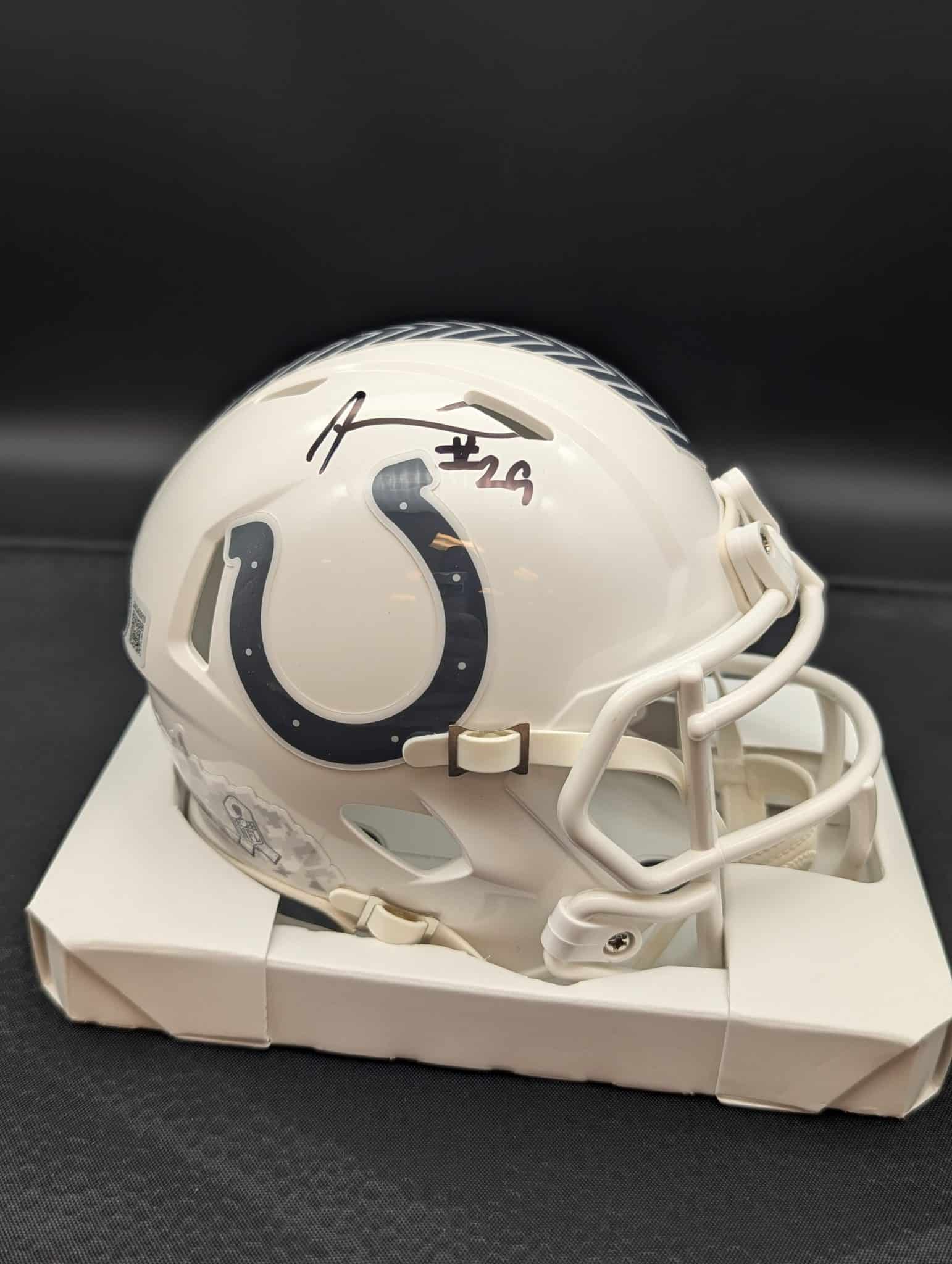 Joseph Addai STS3 Mini Helmet » BS Collectibles
